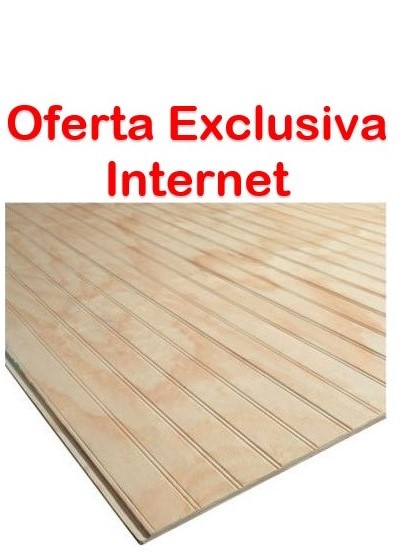 TERCIADO RANURADO 9MM COLONIAL - Ferretería El Dato